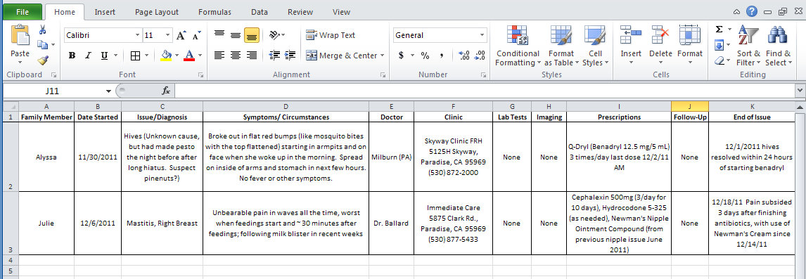 The Path to an Organized Tomorrow: Medical History (Freebie!): Putting ...