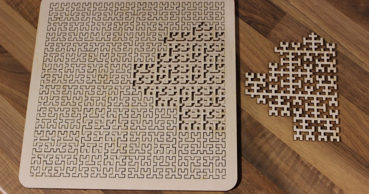 Hilbert Fractal Curve Puzzle