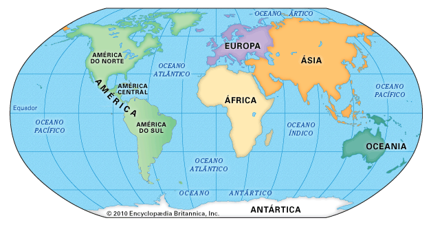 Blog de Geografia: Os continentes do mundo. Os continentes do planeta Terra
