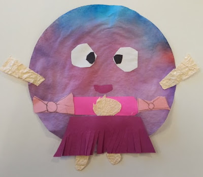 a faithful attempt: Tie Dye Coffee Filter Creatures