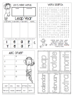 1st Grade Hip Hip Hooray!: Leap Day Activities Freebie!