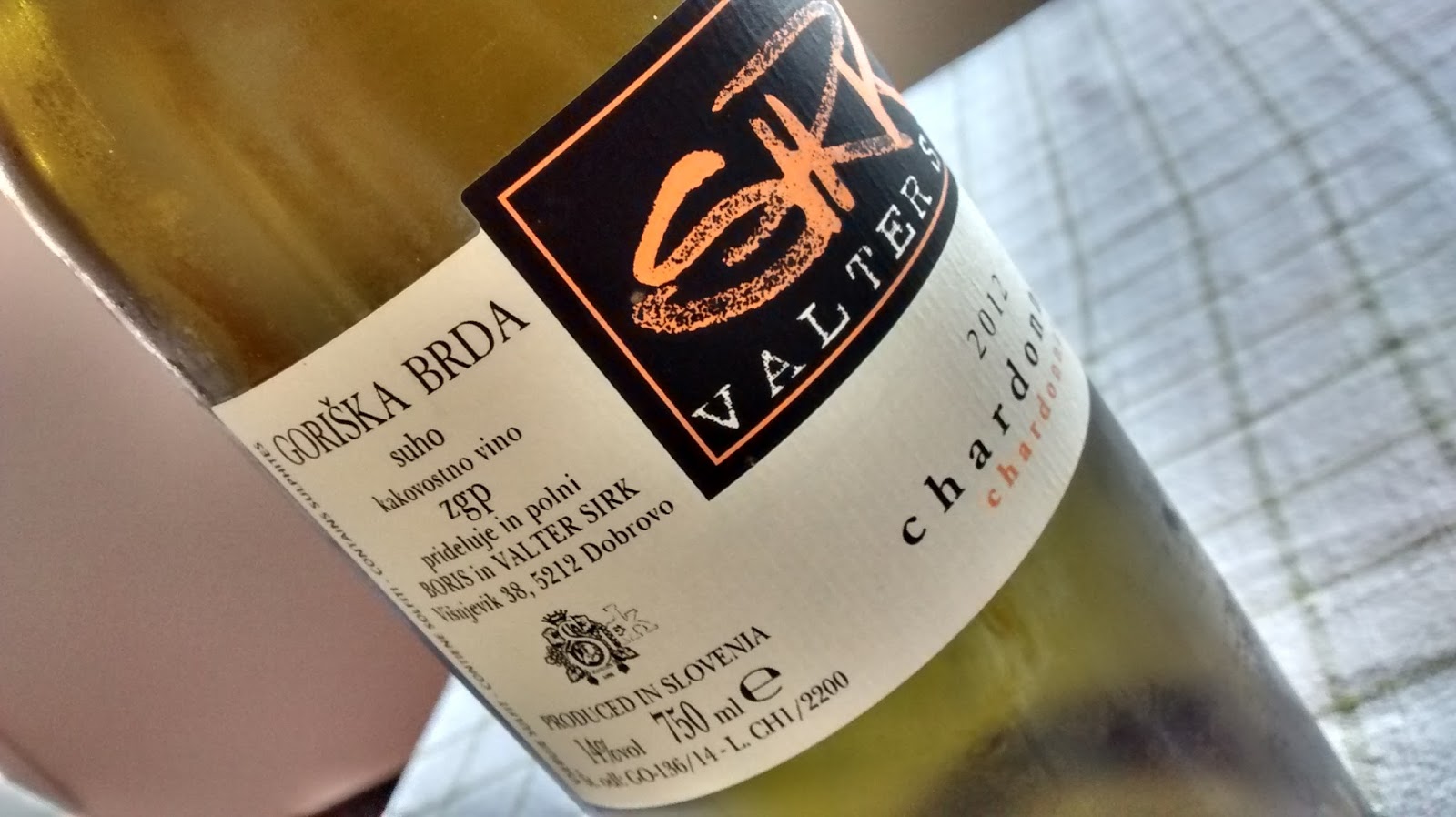 Valter Sirk - Goriska Brda Chardonnay 2012