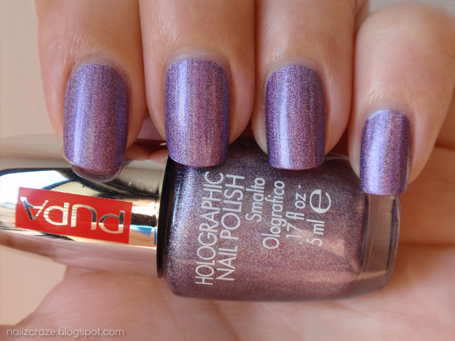Pupa Holographic Swatches - Sky Blue & Violet - Nailz Craze