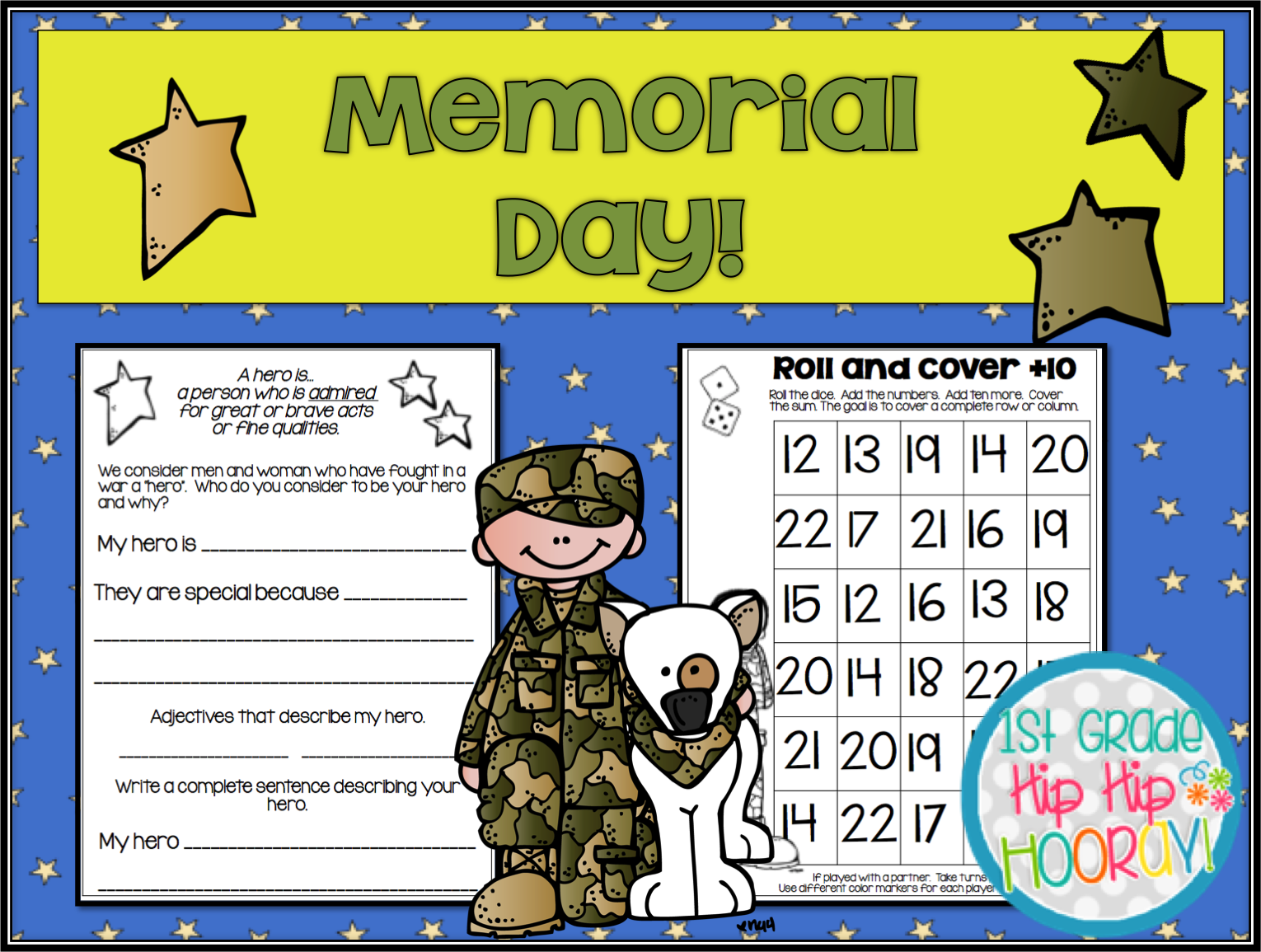 1st Grade Hip Hip Hooray!: Memorial Day
