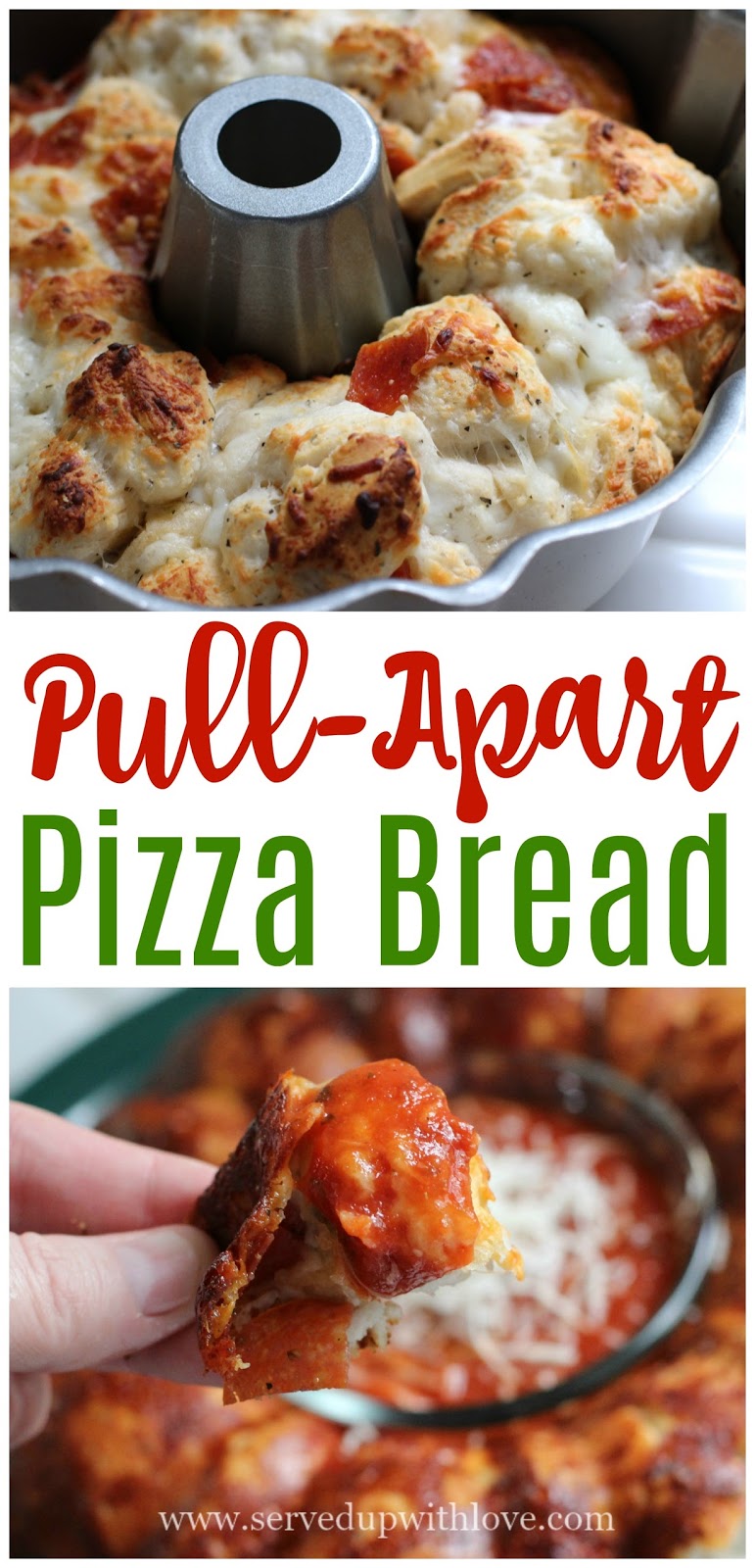 Served Up With Love: Pull-Apart Pizza Bread