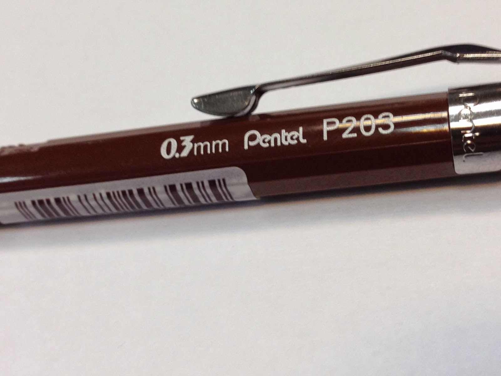 A review of the Pentel P203 0.3mm mechanical pencil