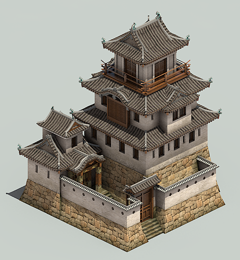 AoC design: Japanese castles