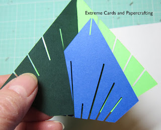 Sliceform Christmas Tree with Angled Slices