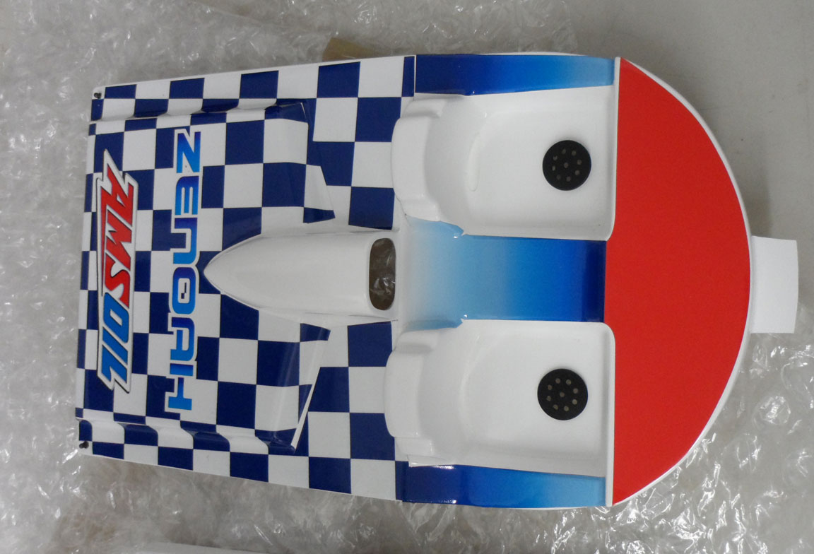 omecca custom graphic design: Enforcer RC Boat Graphics