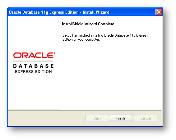 INSTRUCCIONES PARA INSTALAR ORACLE DATABASE EXPRESS EDITION 11G RELEASE 2