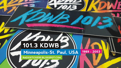 RADIO station stickers... and more!: 101.3 KDWB, Minneapolis-St. Paul ...