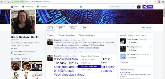 Social Media Marketing: Tips and Hints: Thursday Tutorials: How to Pin ...