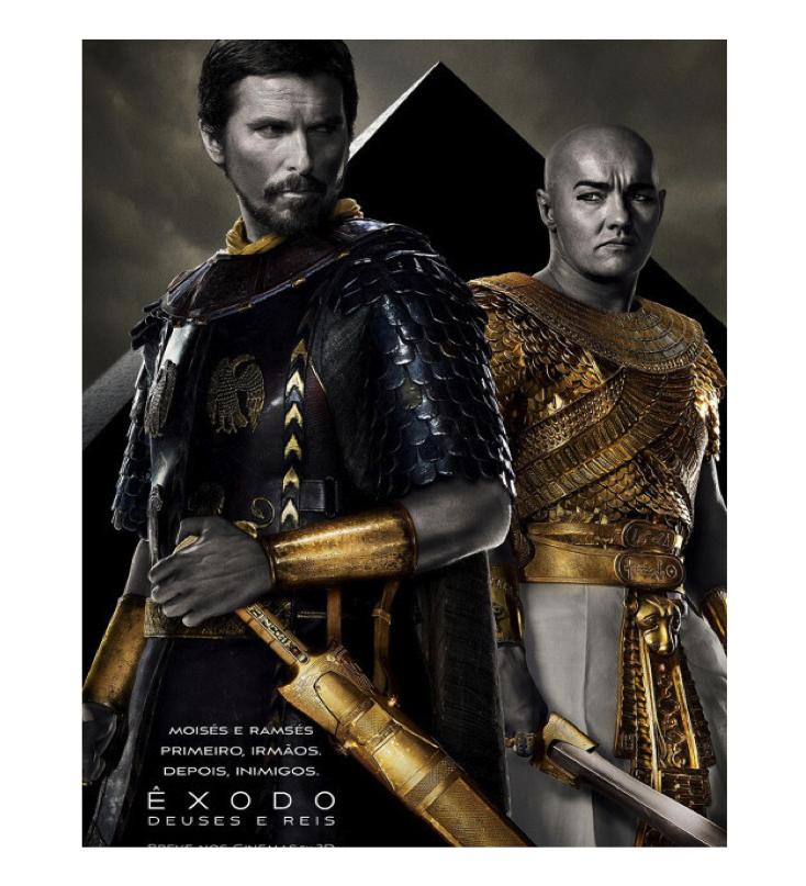 A humanidade está no fogo cruzado entre deuses e reis no filme "Êxodo ...