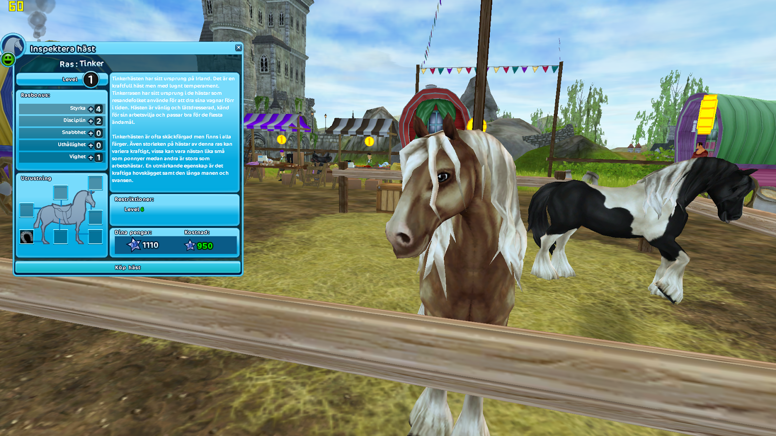 Capucine's Starstable: Tinker eller Andalusier?