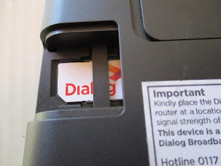 AI: How to use Dialog 4G Router Sim card with your 4G Dongle