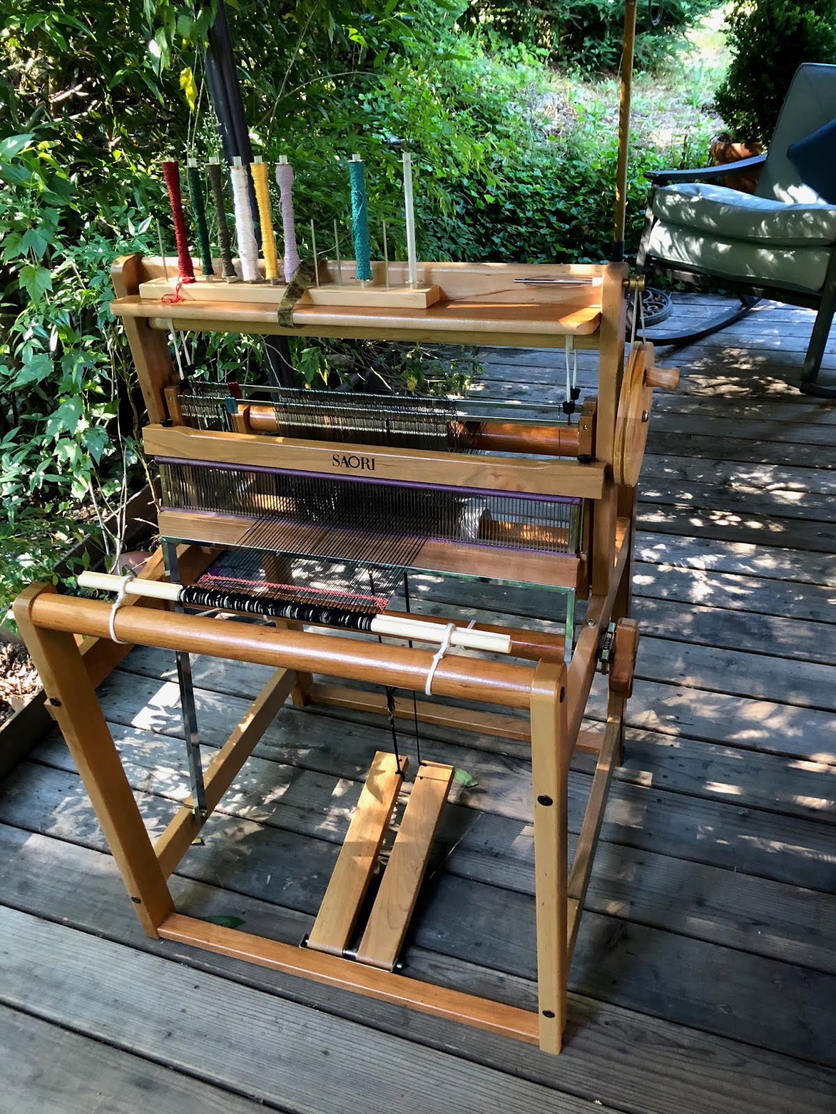 CENTERING WITH FIBER: The Saori Ch60 loom, weaving classes at Saori ...