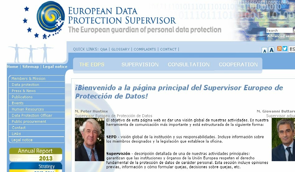 Europe Direct Región de Murcia: Supervisor Europeo de Protección de ...