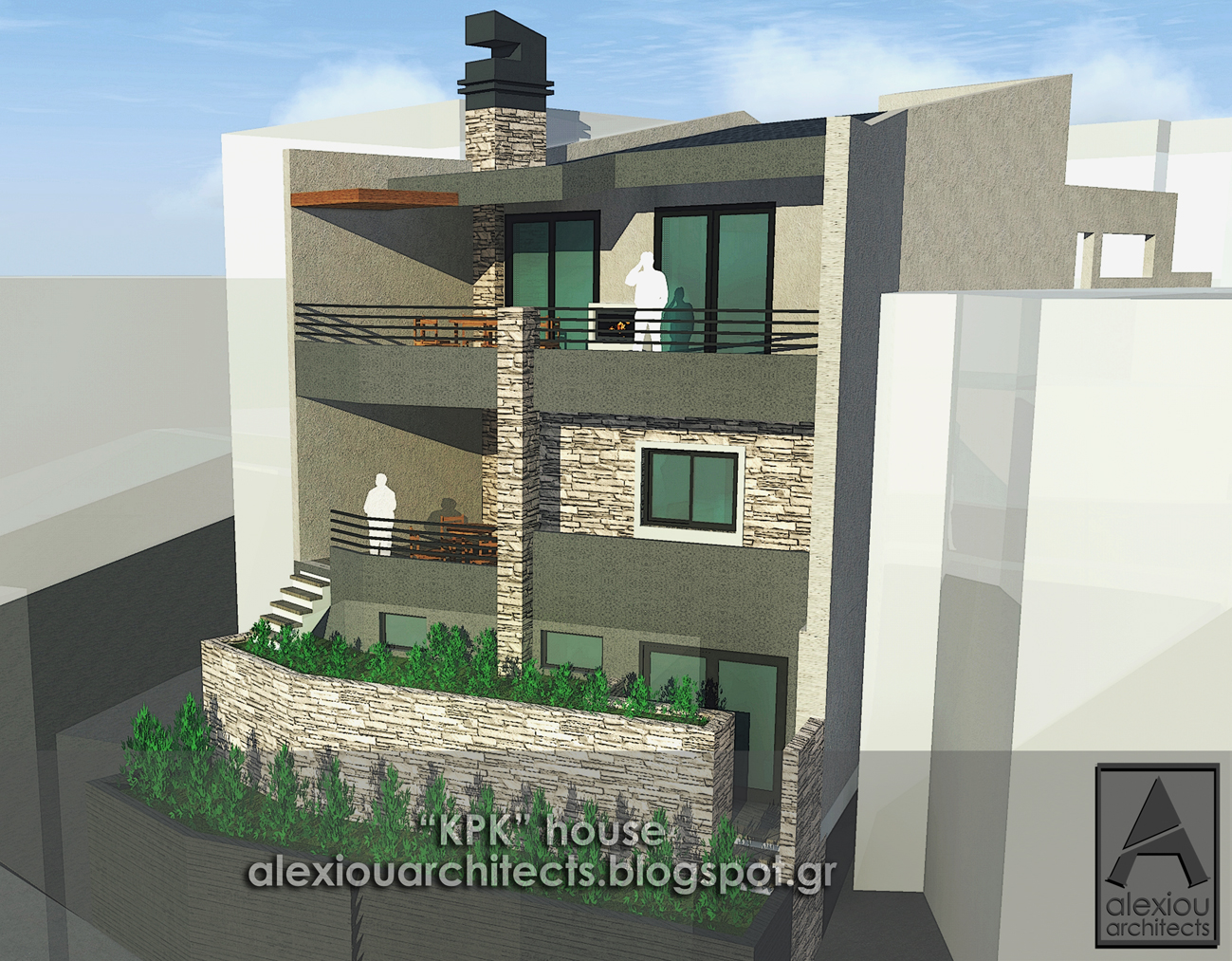 alexiouarchitects: KPK house (first plans)