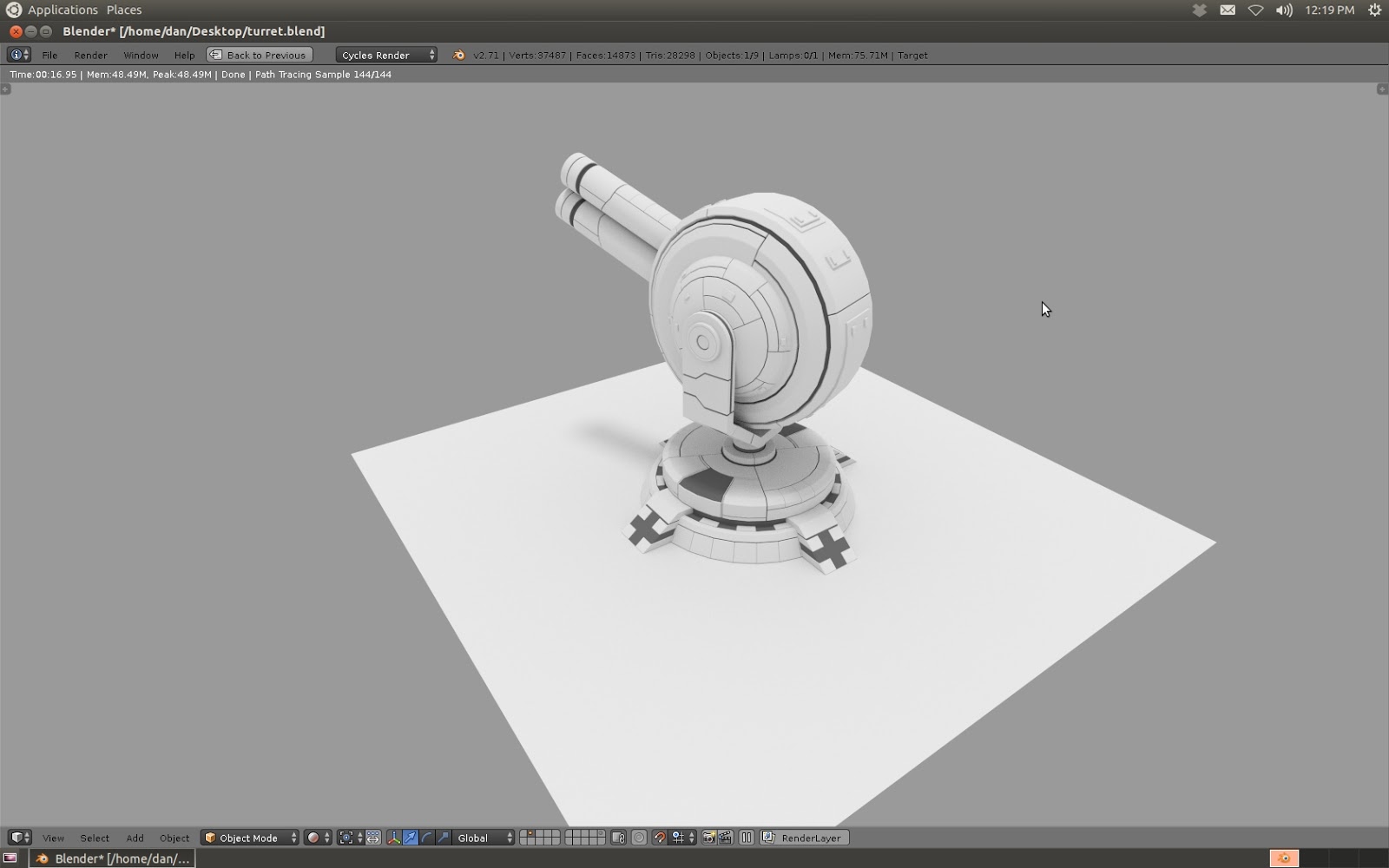 On Laser Turrets - CGI | Sci-fi Art