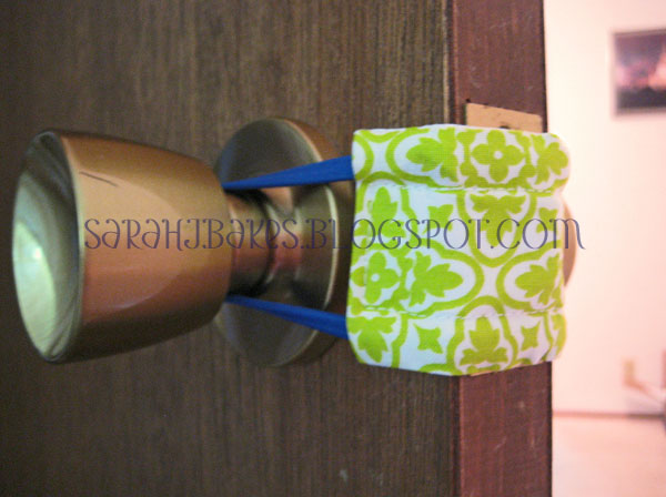 YAY! for baking!!!.... and crafts!: Door Latch Cover