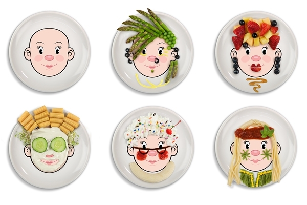 To create moments: WEEK 9. Art food. Dinner with face shape.