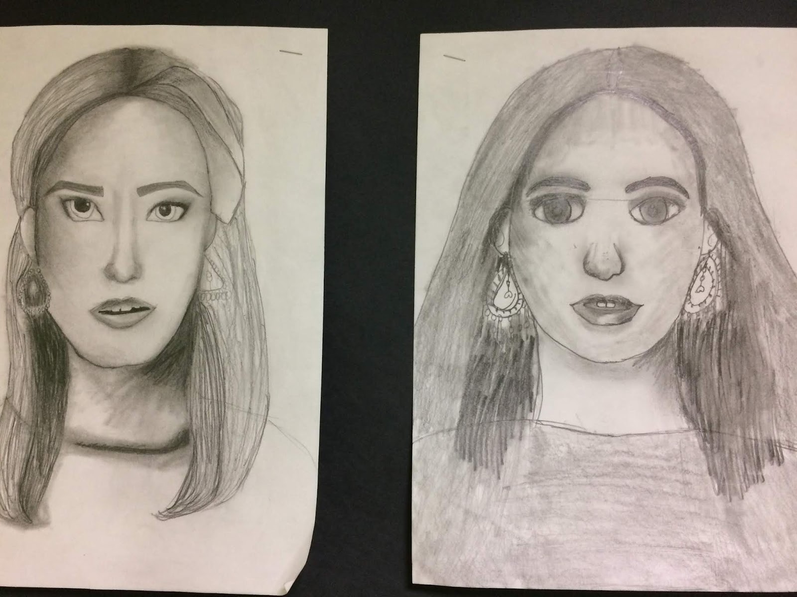 The Helpful Art Teacher: MORE ON DRAWING FACES