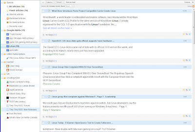 Tiny Tiny RSS as a Google Reader Replacement