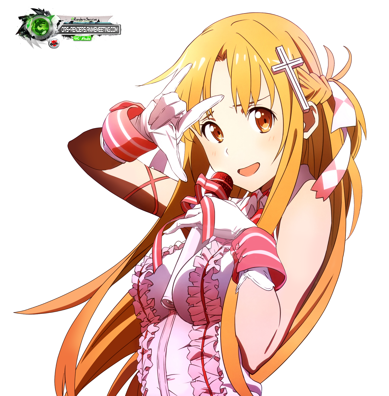 Sword Art Online Asuna Yuuki Mega Kawaiii Ordinal Scale Idol Hd Render