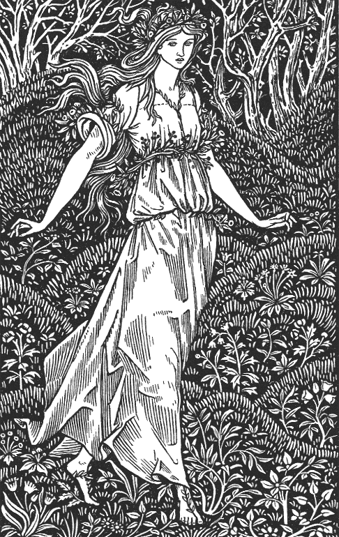 Pre Raphaelite Art: William Morris - Illustration from The Wood Beyond ...