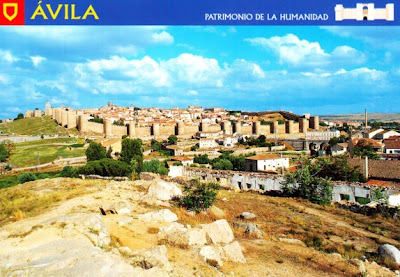 WORLD HERITAGE STAMPS AND POSTCARDS: Spain : Old Town of Ávila with its ...