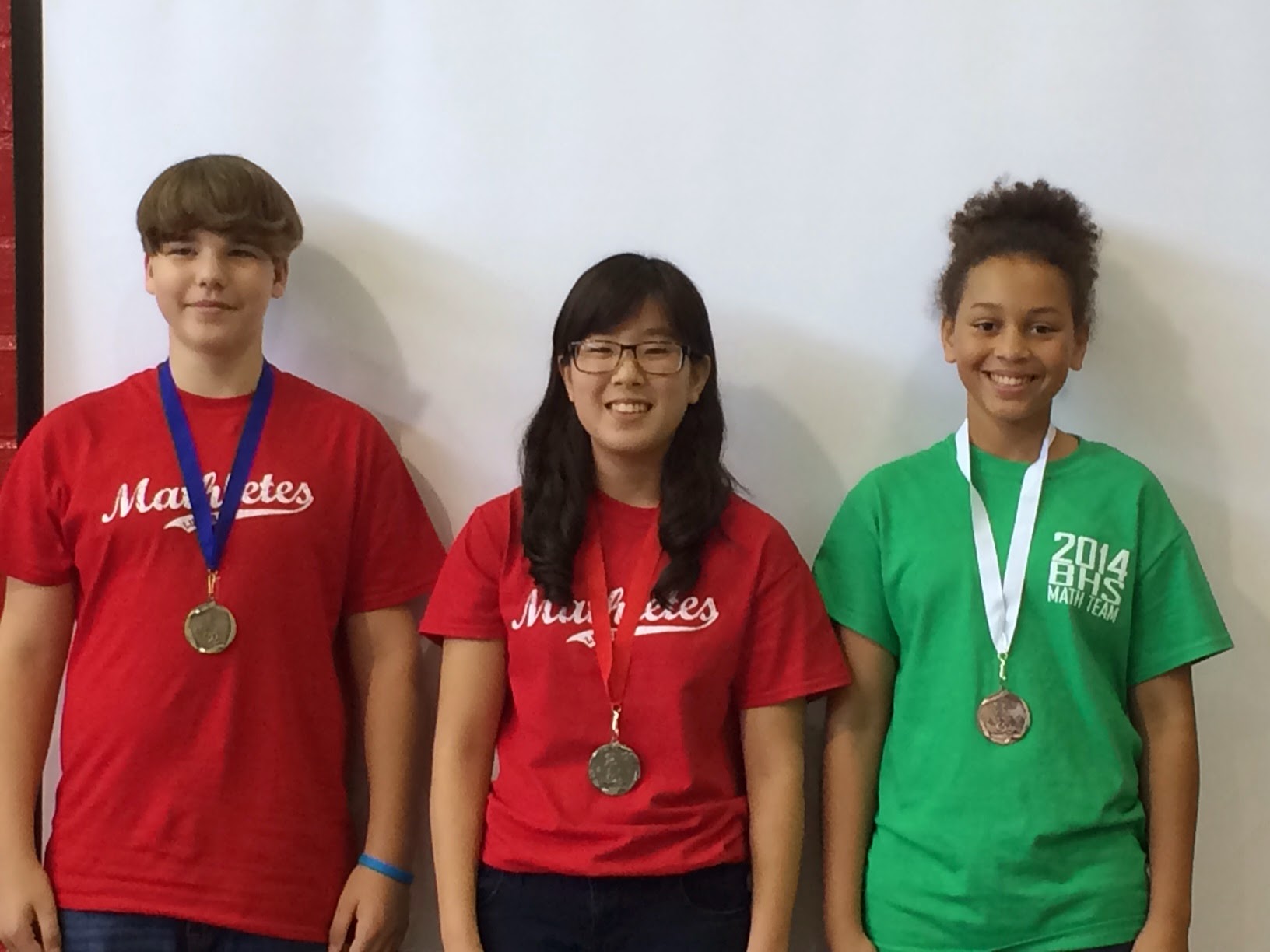 Superintendent's Corner: High School Math Tournament Individual Winners