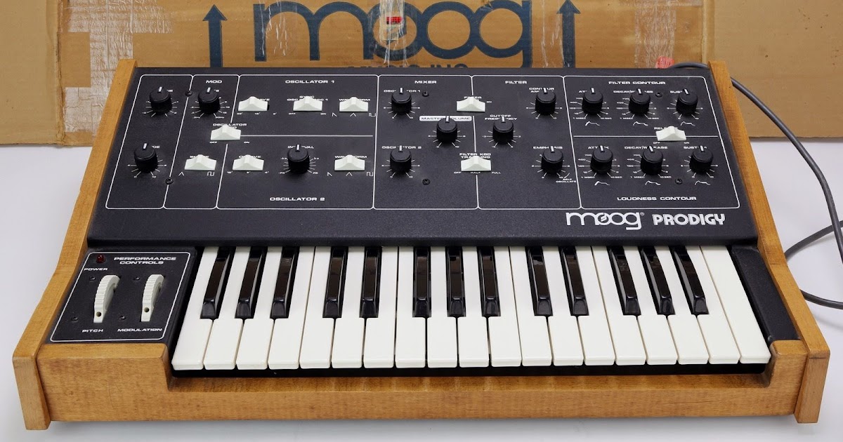 MATRIXSYNTH: MOOG PRODIGY SN 5363 with Original Box & Extras