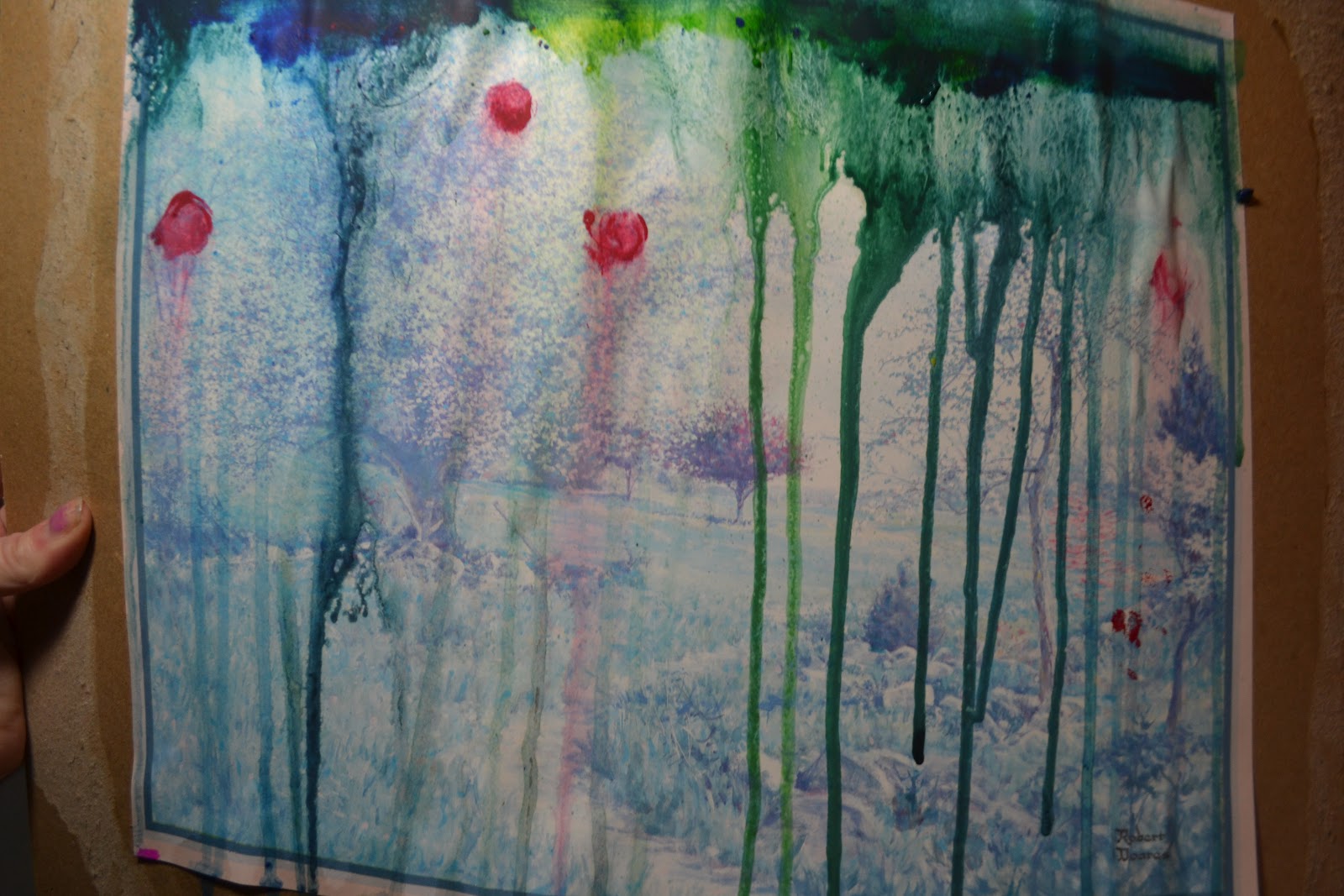 The Broke Brog: Easy DIY Drip Art