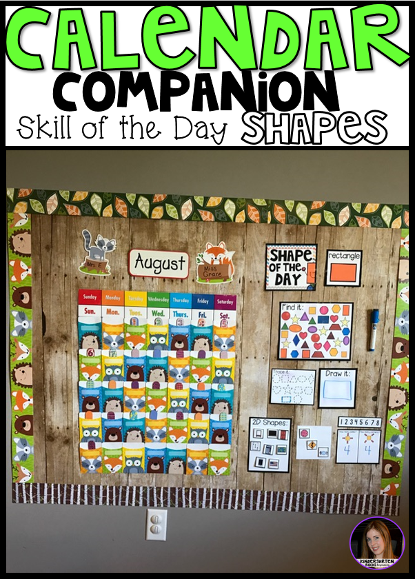 Shape Activities for Preschool and Kindergarten ~Shape of the Day ...