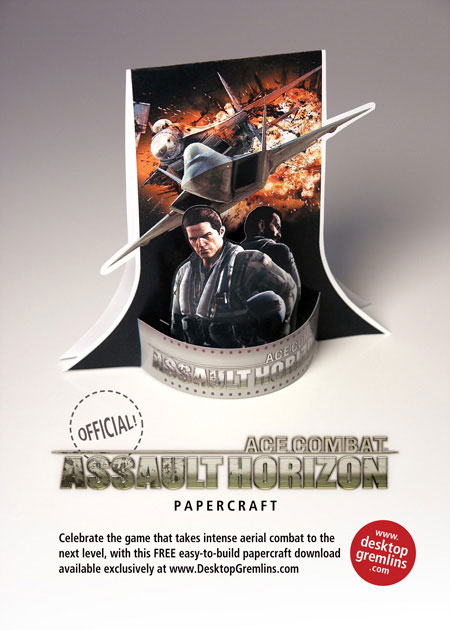 Papercraft - Namco Games - Ace Combat Assault Horizon - Papercraft4u ...