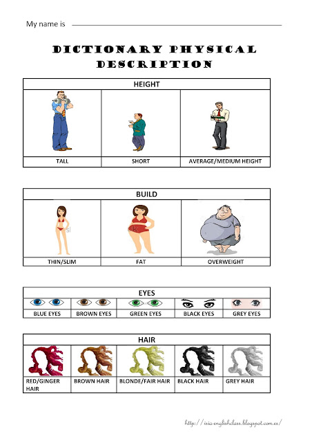 My English Class: Physical Description