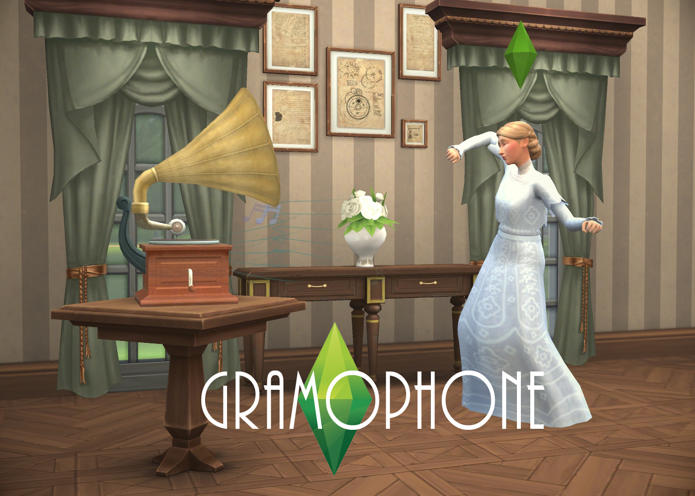 TS4: Old Timey Music Gadgets | History Lover's Sims Blog