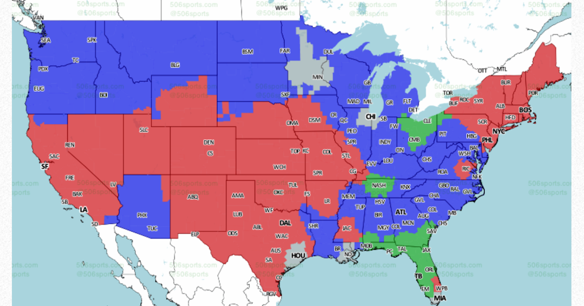 PACKERVILLE, U.S.A.: Week 11 TV Maps