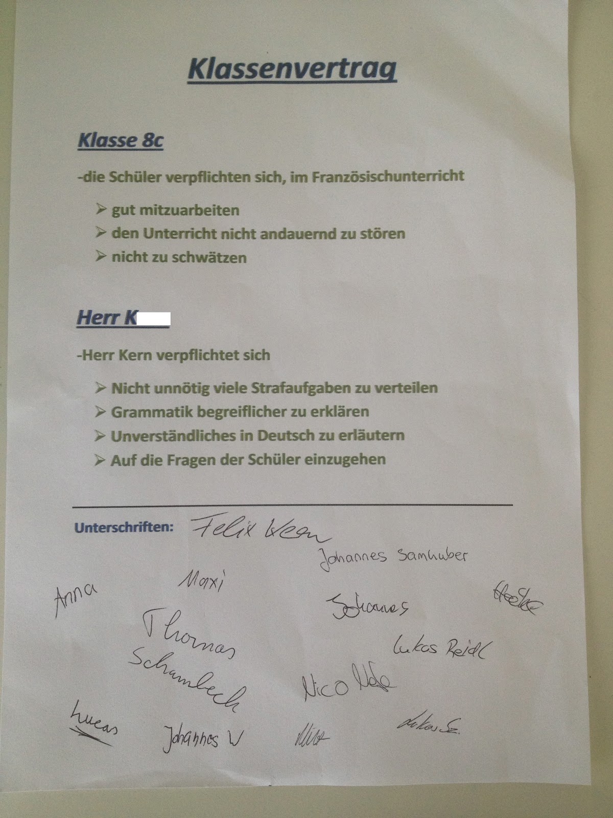 FAIR PLAY - Unsere Klasse setzt sich ein.