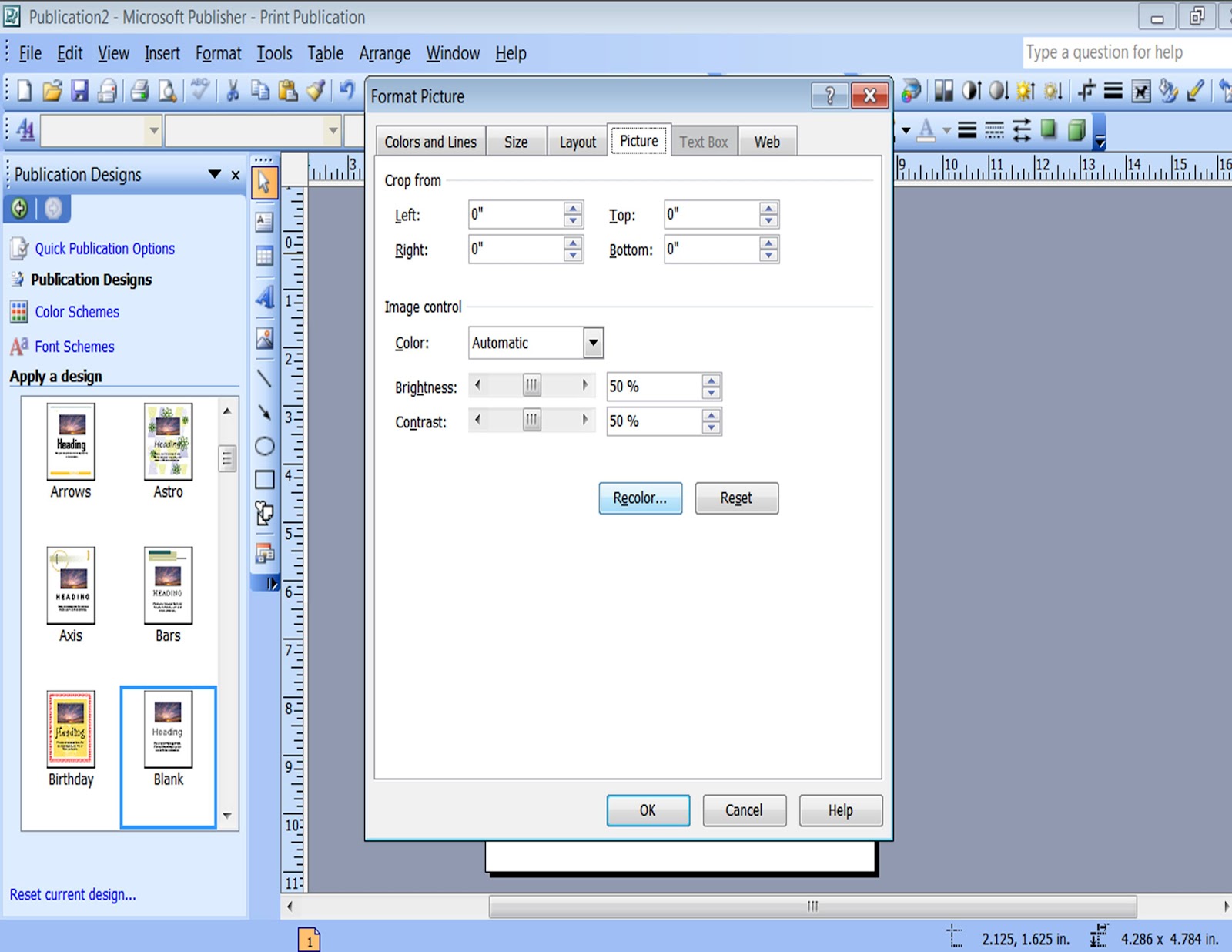 Make Patterned Papers with Shapes and Clipart in Publisher