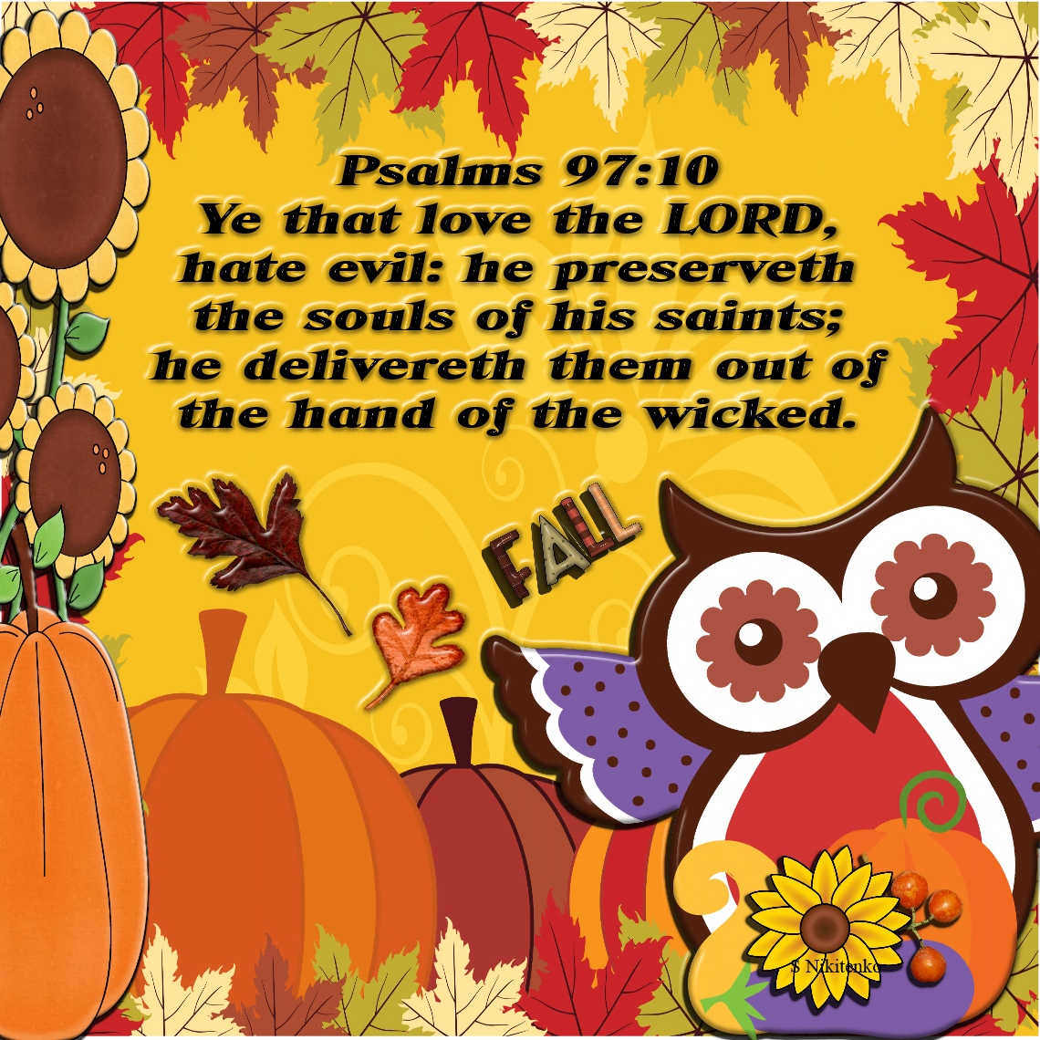 Psalms 97:10 - Fall