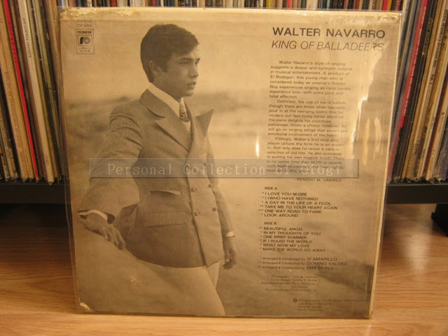 My OPM LP Collection: Walter Navarro, King Of Balladeers