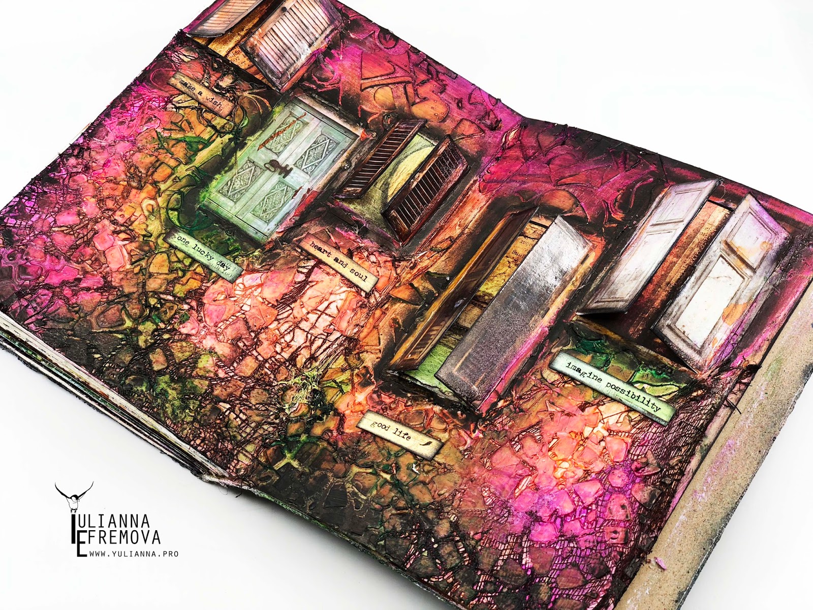 Handmade by Yulianna: Art Journal "Doors"