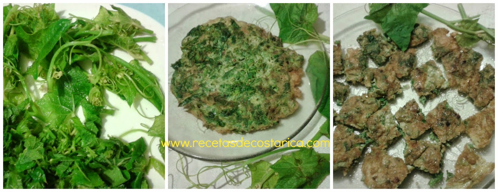 Cocina Costarricense: sopa con torta de quelites