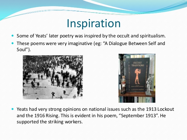 English Literature : William Butler Yeats as a Romantic Poet & his ...