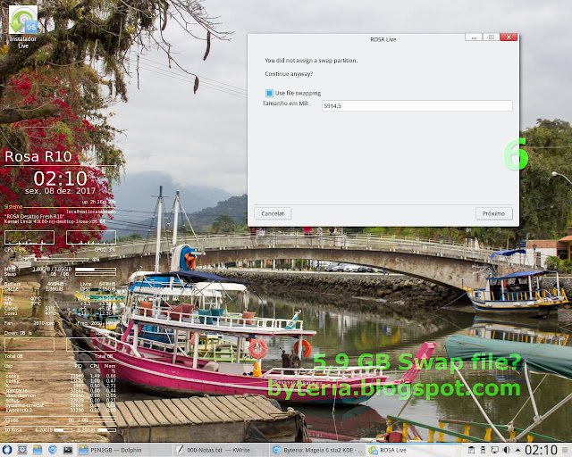 Byteria: Rosa Desktop Fresh R10 - live, install, config