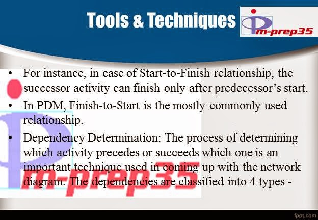 pm-prep35: Sequence Activities Process - PMBOK® Guide – Fifth Edition