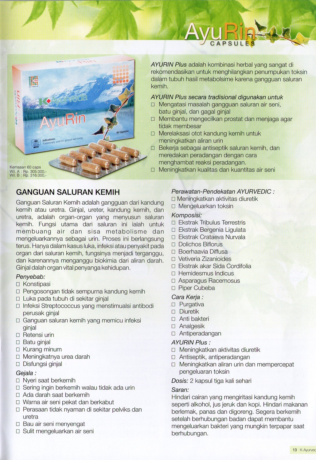 SOLUSI SEHAT & BEBAS FINANSIAL : AyuRin Plus Herbal untuk Gangguan ...