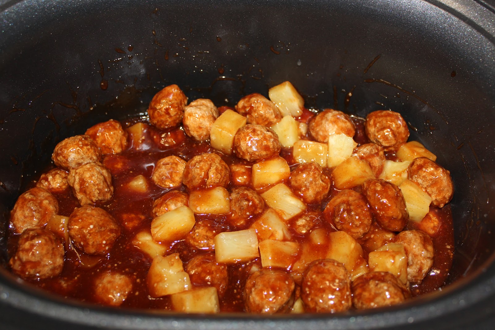 Michelle's Tasty Creations: Crock Pot Maple Glazed Meatballs
