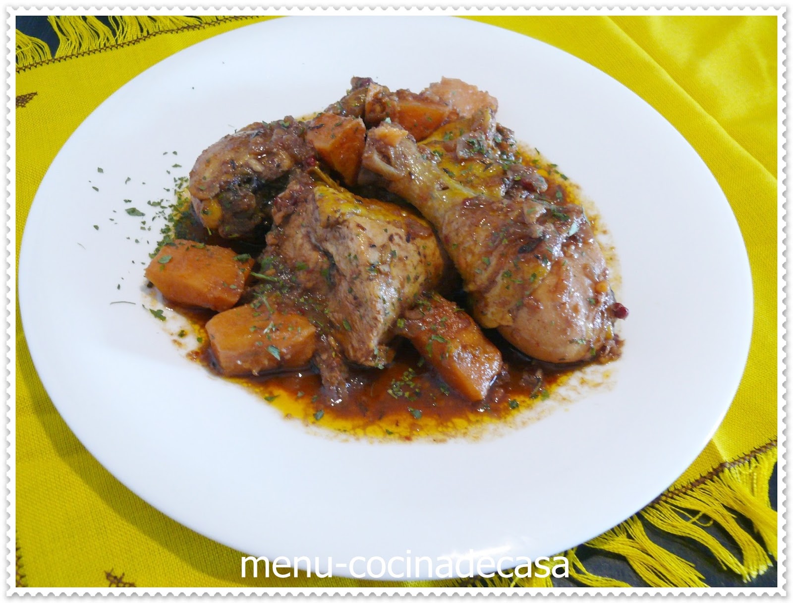 menu-cocinadecasa: POLLO CON CHOCOLATE HERMANOS TORRES